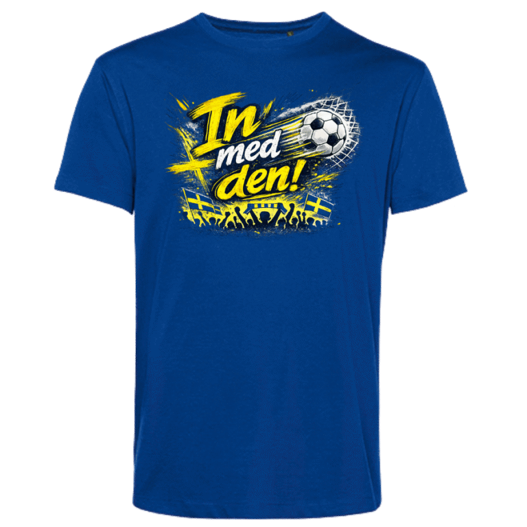 T-shirt: In med den! (blå eller svart) - pug.se